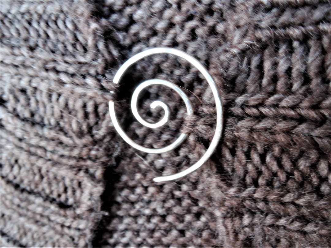 Silver Cardigan Clip/fastener/closure Sterling or German Silver Copper ...