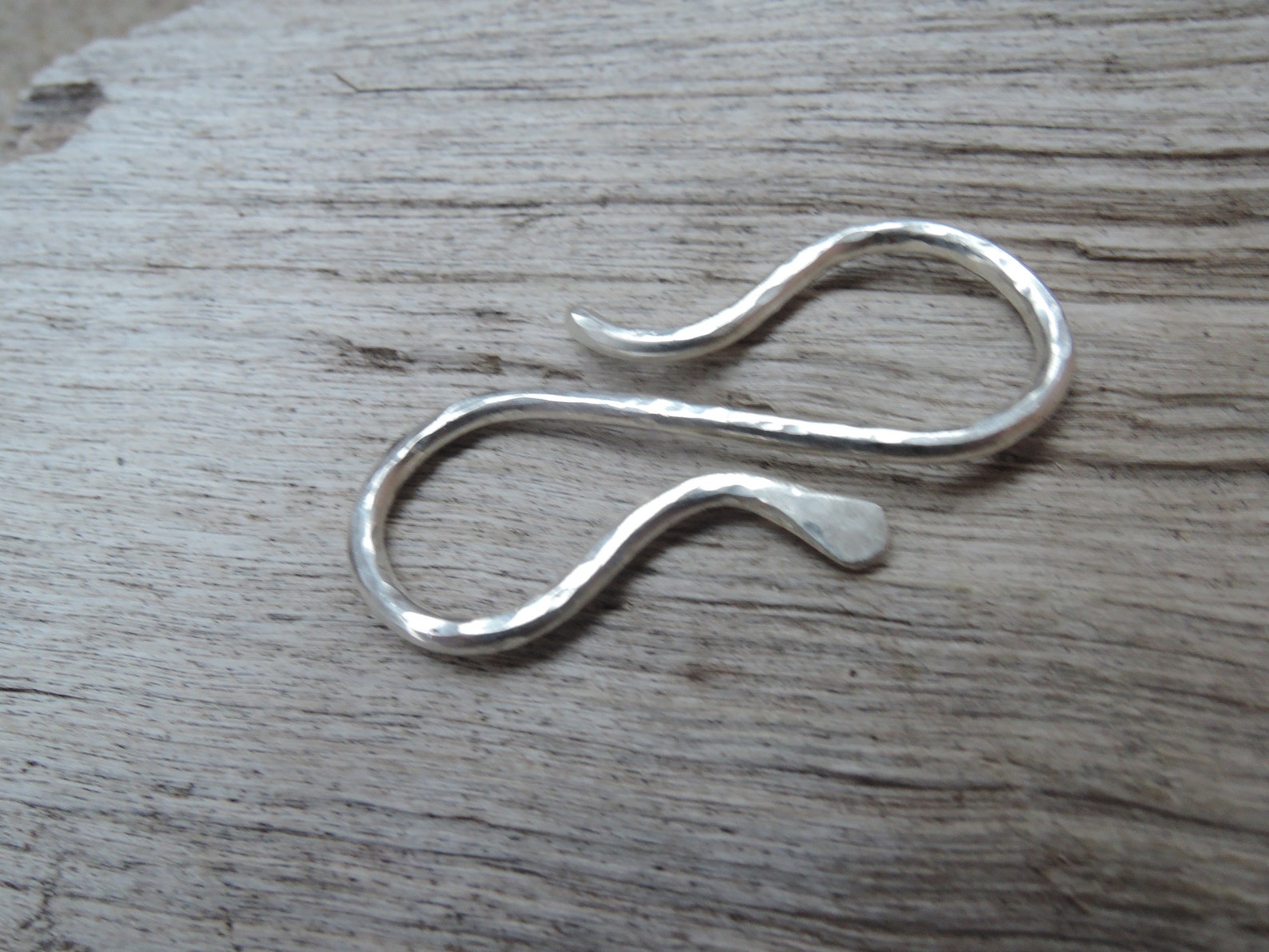 Cardigan Closure/fastener/clasp Copper or Sterling Silver Double Hook ...