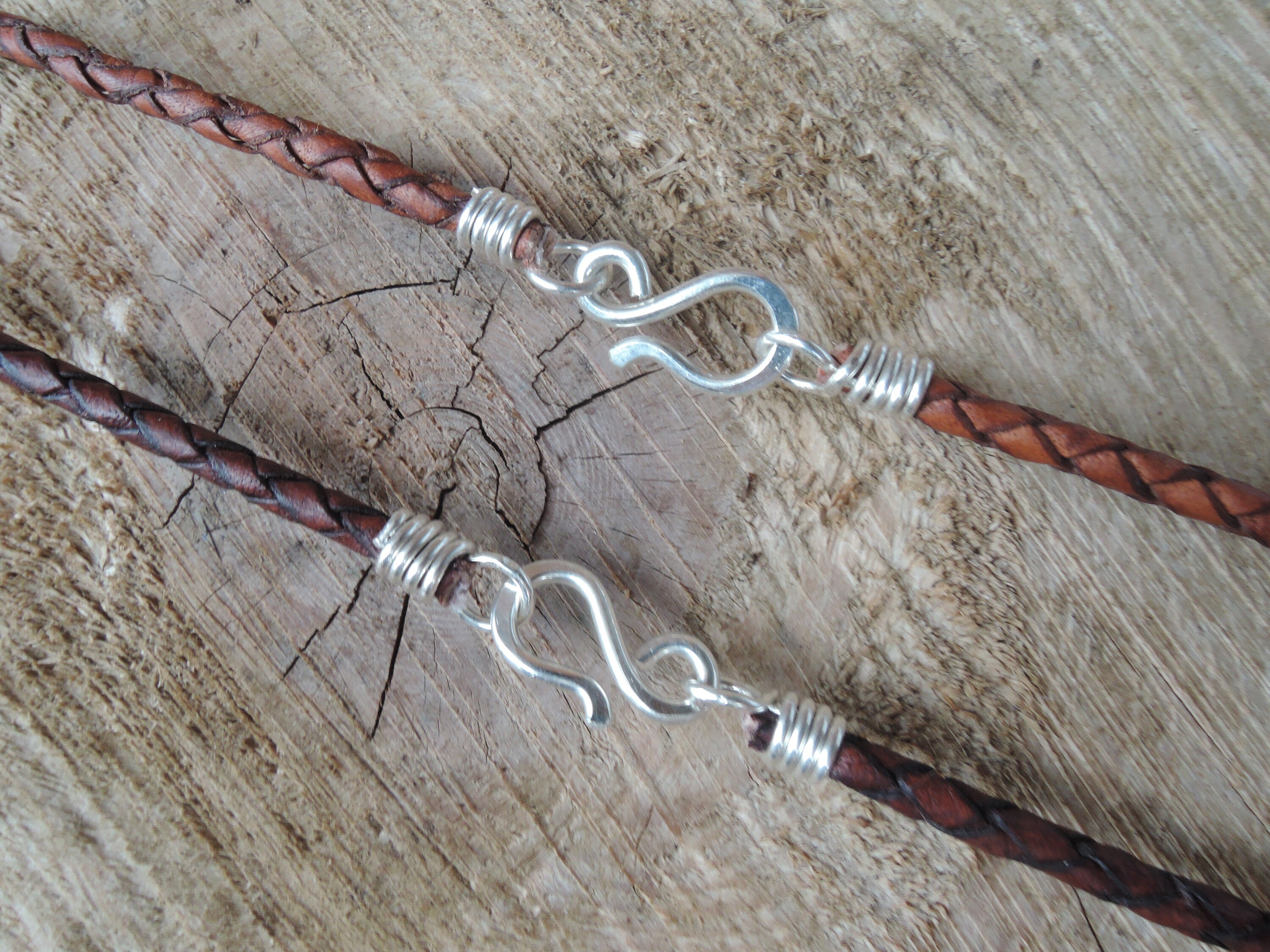 Leather Cord Necklace 3 Mm Brown Thick Jewelry Cord Distressed Genuine ...