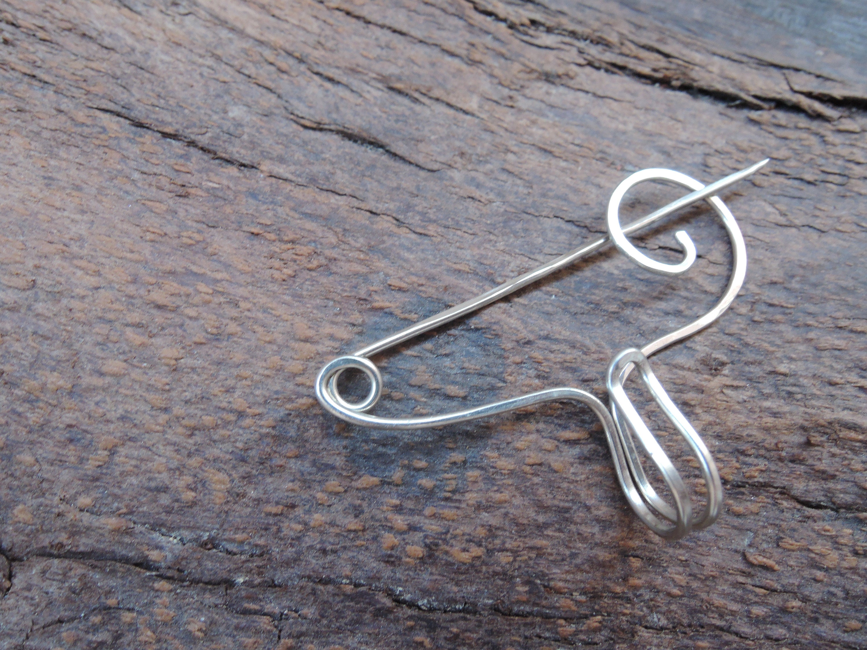 Portuguese Knitting Pin German Silver Knitter's Gift - Etsy
