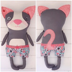 Dress up Cloth Cat Doll Including Felt Animal Friends, Clothing ...