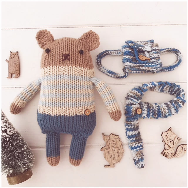 Small Hand Knitted Toys With Accessories PDF Knitting Pattern Bundle ...