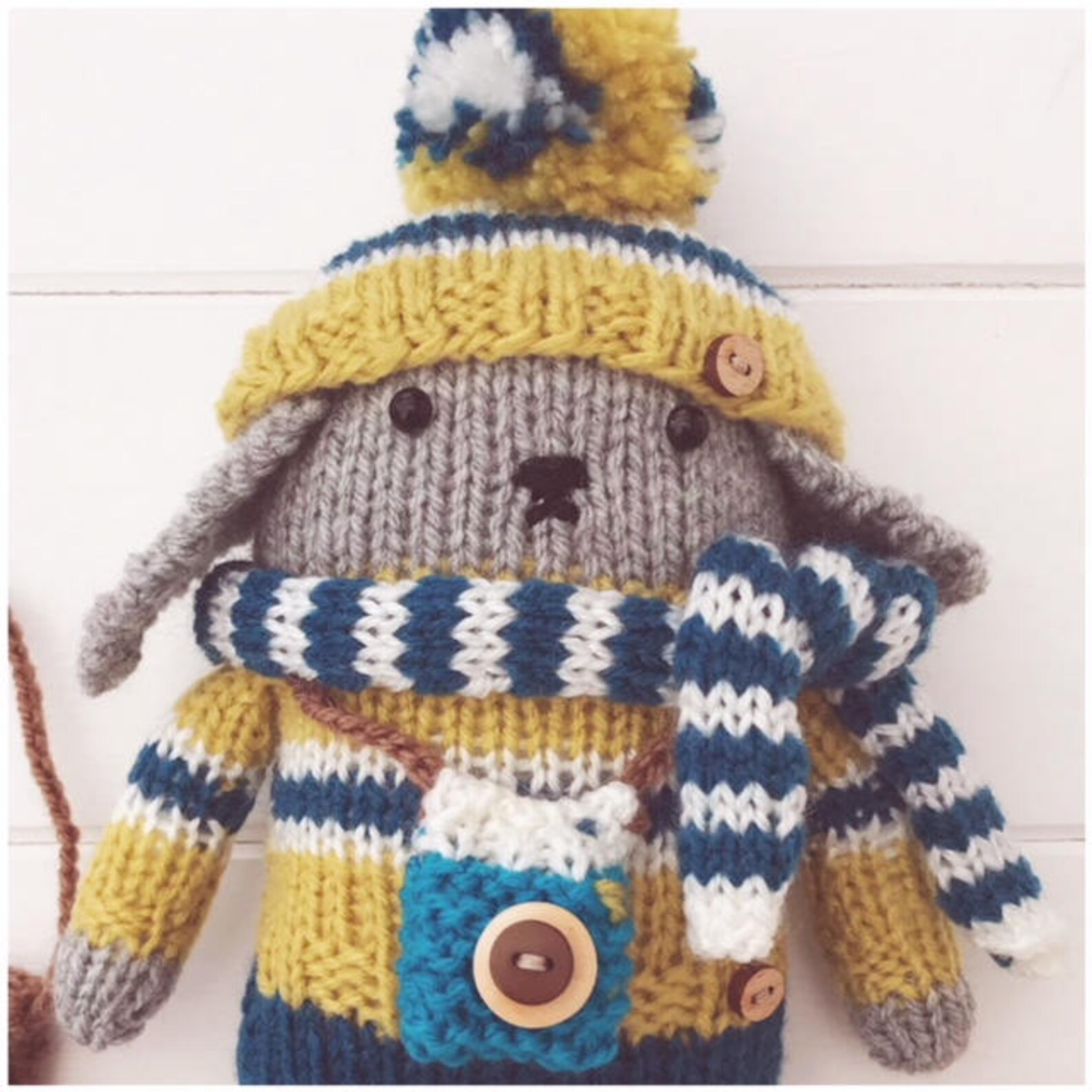 Small Hand Knitted Toys With Accessories PDF Knitting Pattern Bundle ...