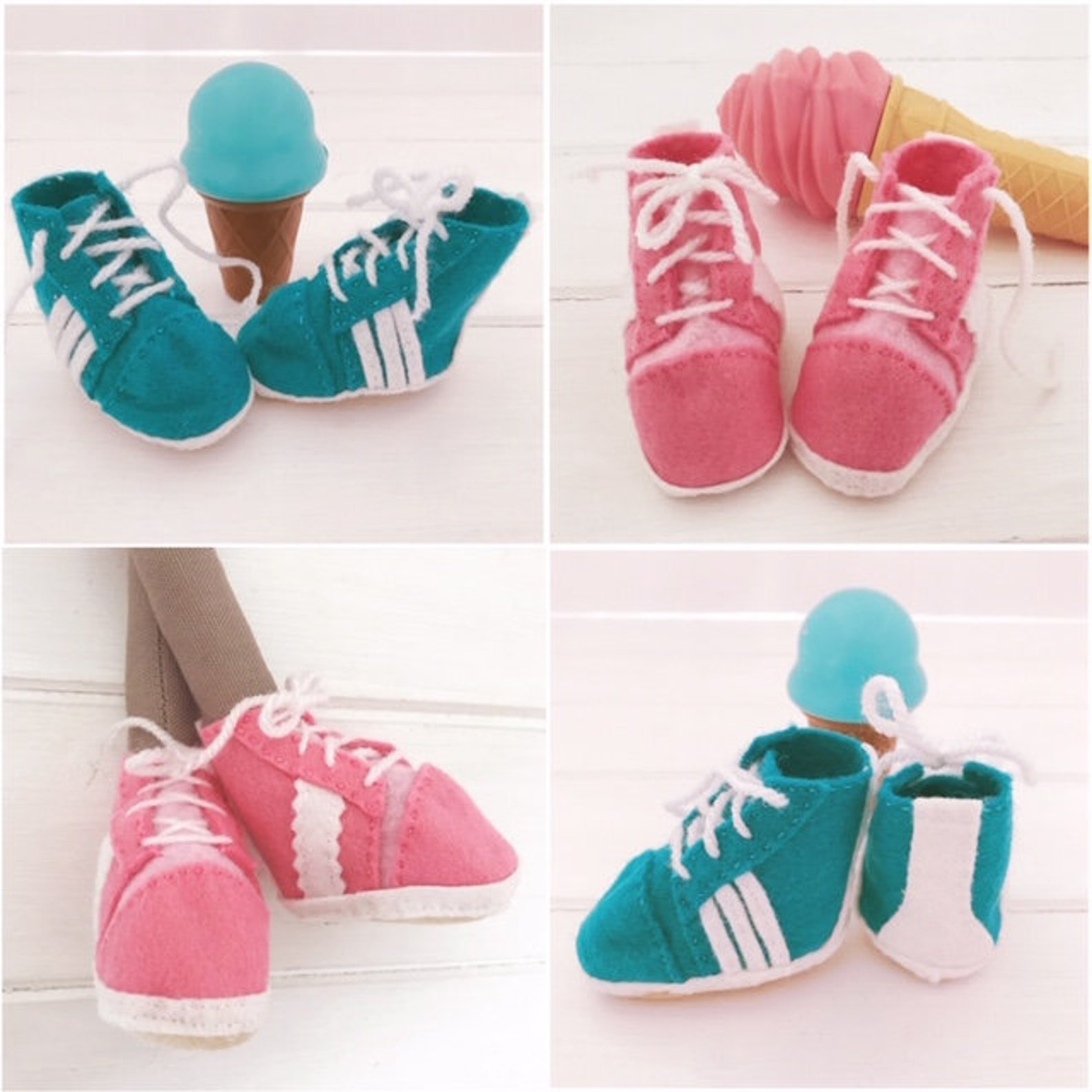 Doll Shoe Pattern Bundle for Dress up Cloth Dolls With Feet - Etsy