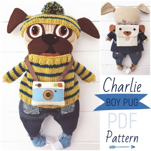 Pug PDF Dog Sewing Pattern - Etsy