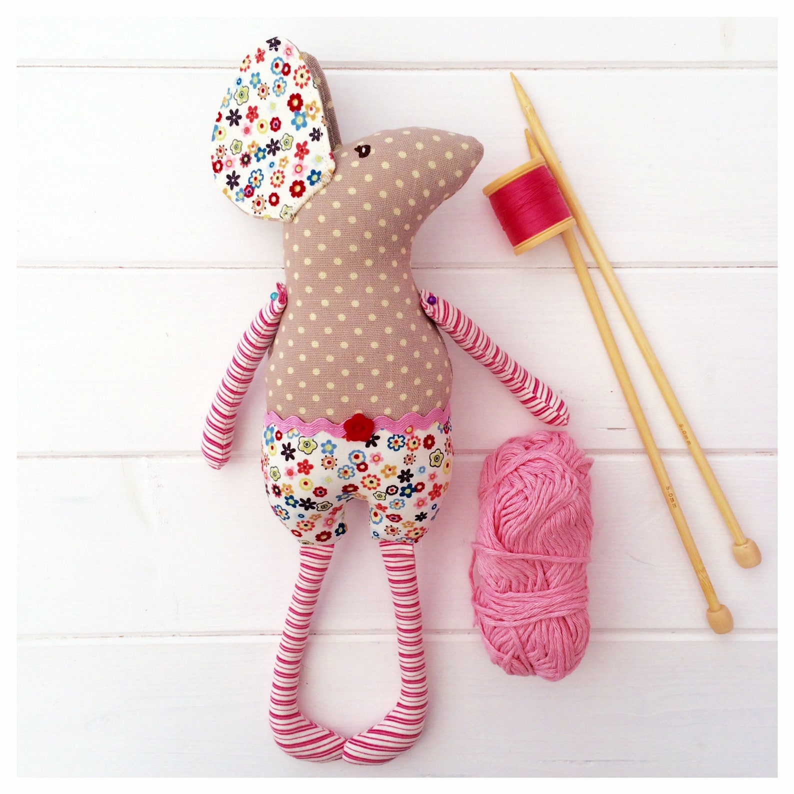 Dress up Mouse Cloth Dolls Mother & Daughter 'mabel and - Etsy