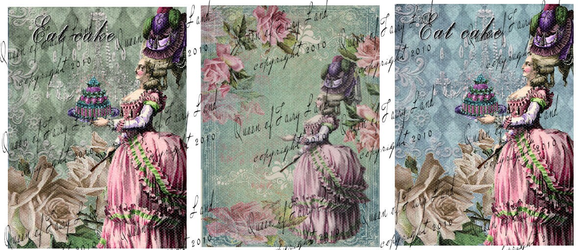 Digital Collage Sheet Victorian Lady Cards Tags - Etsy