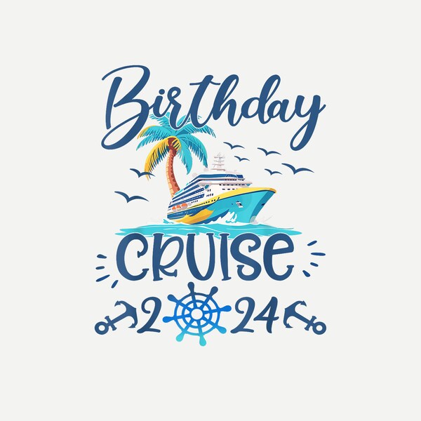 My Birthday Cruise Png - Etsy
