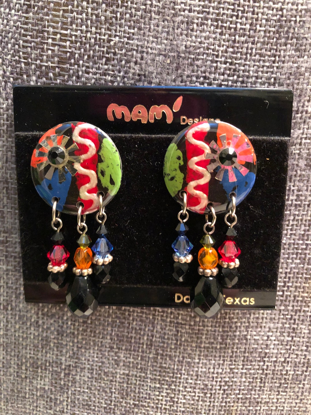 Vintage Designer Mam' Collectors Multi-primary Mix chelsea's W/jewels ...