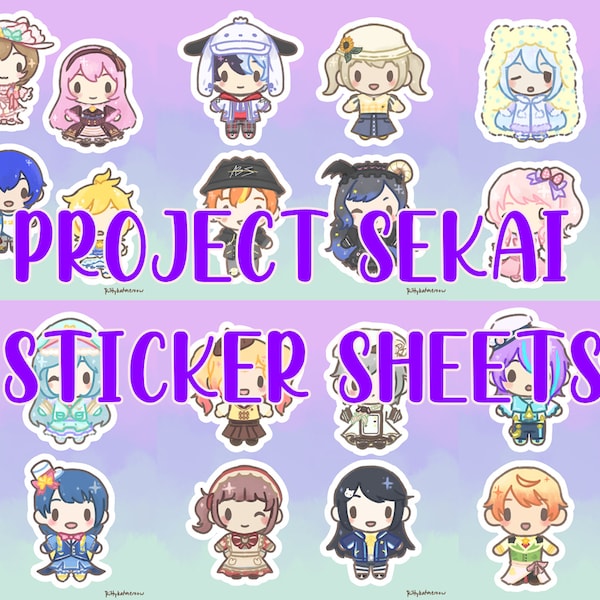 Pjsk Stickers - Etsy