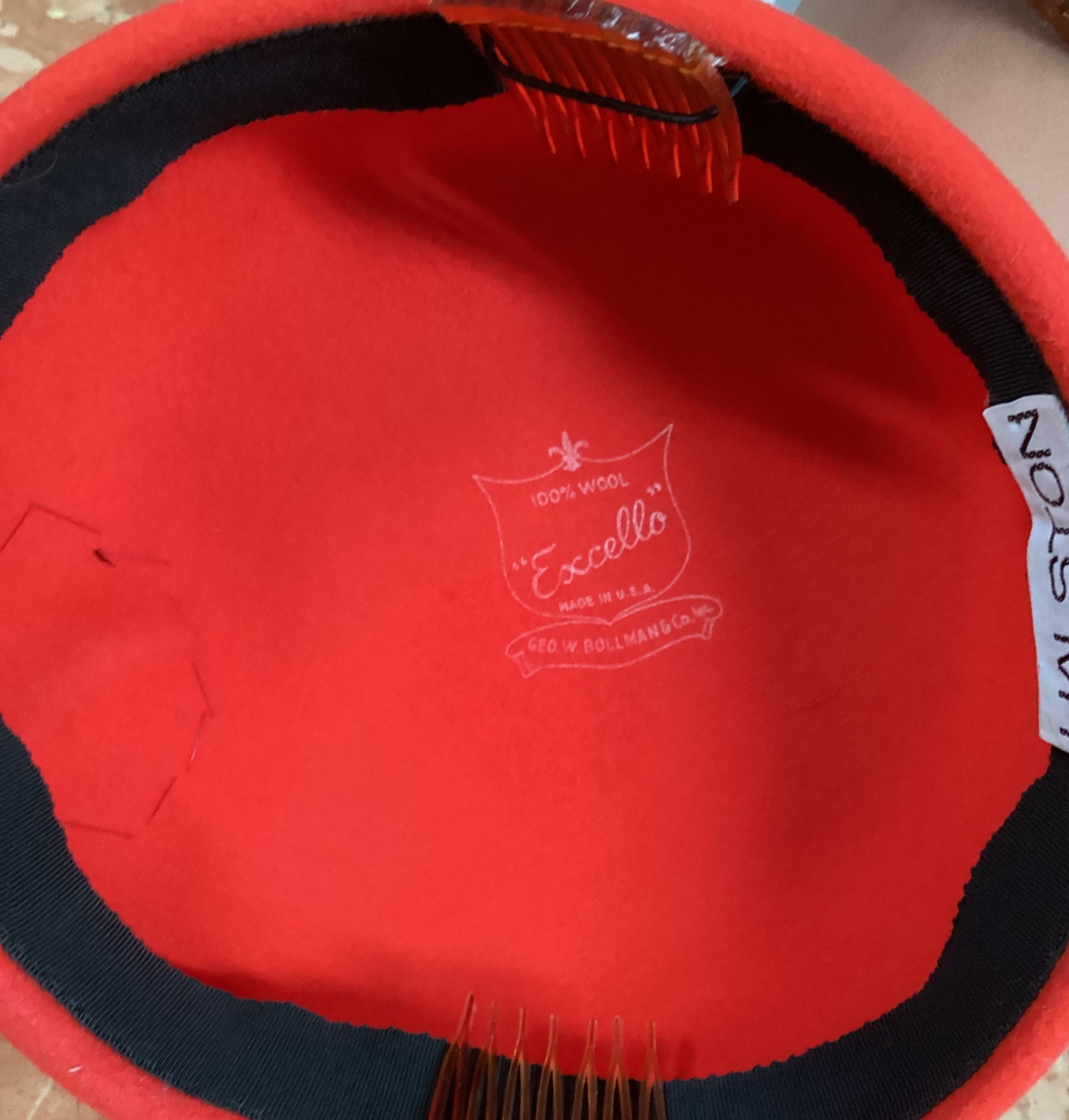 1980s Red Beaded Hat by Halston - Etsy