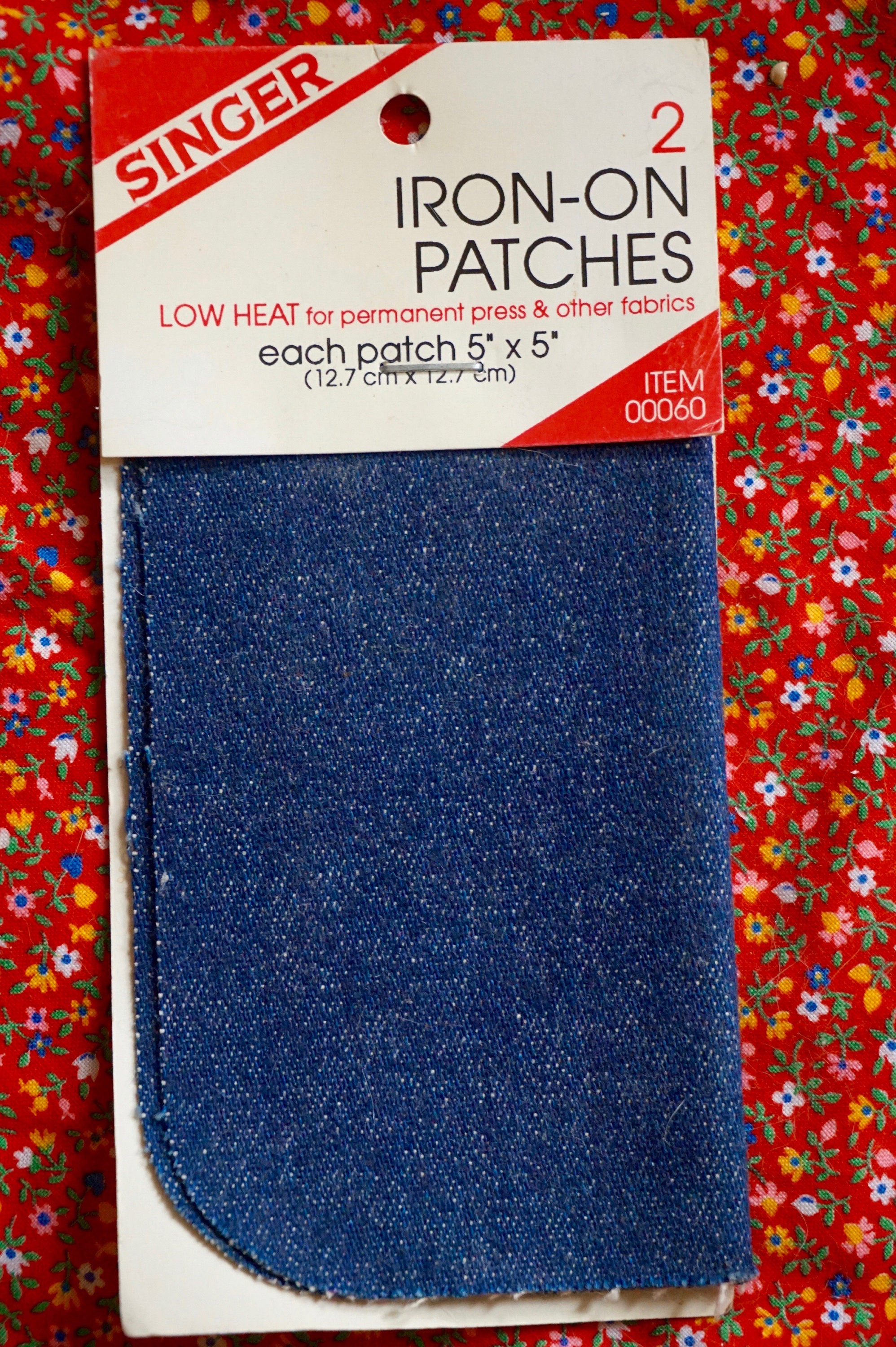 Vintage 70s Singer Denim Iron on Patches. Cool Useful Vintage | Etsy