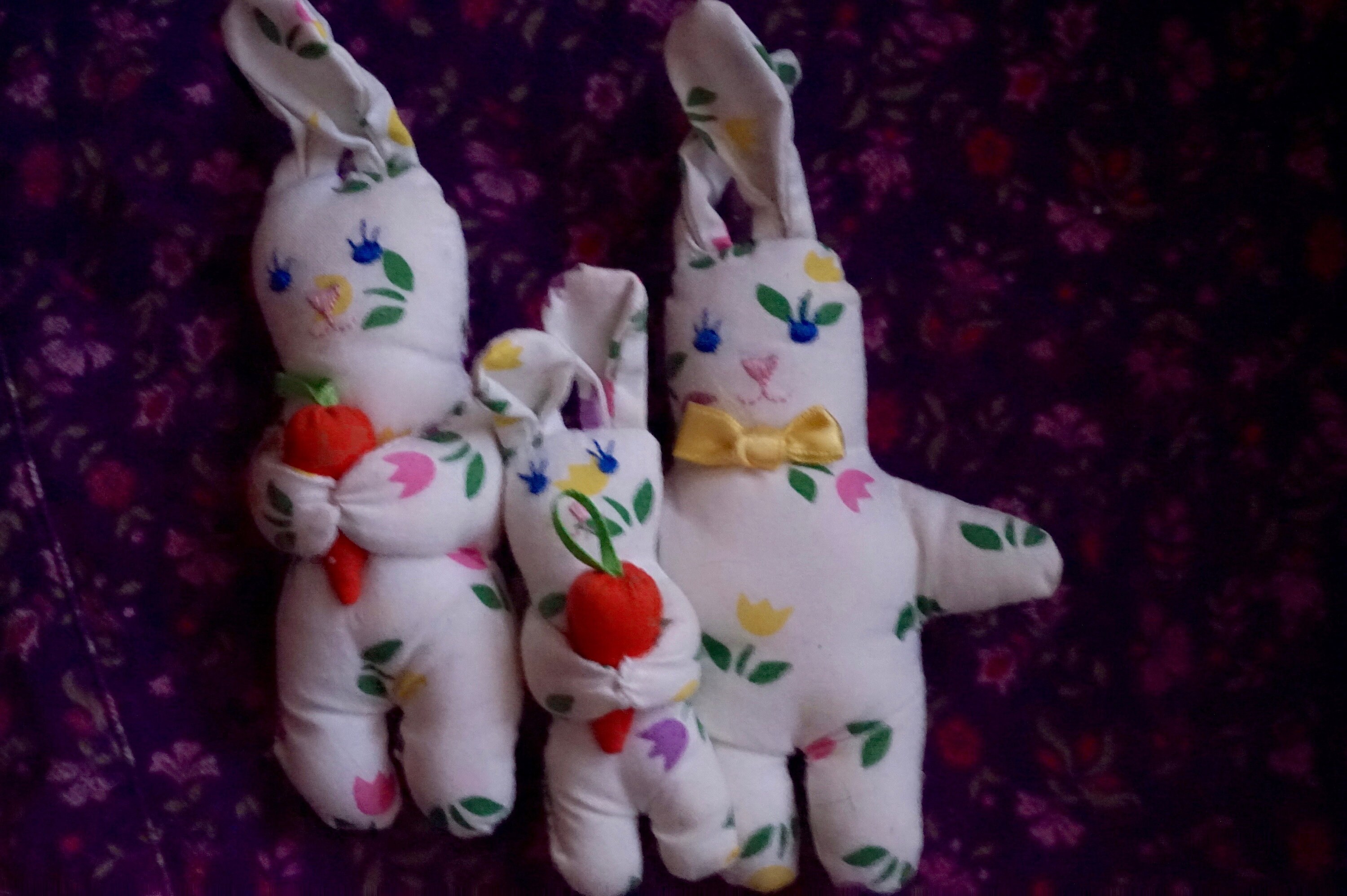 Adorable Vintage 80s Bunny Family Plushie Set. Vintage 80s Lot - Etsy UK