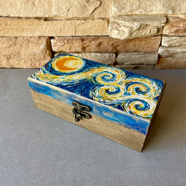 Hand Painted Box - Etsy
