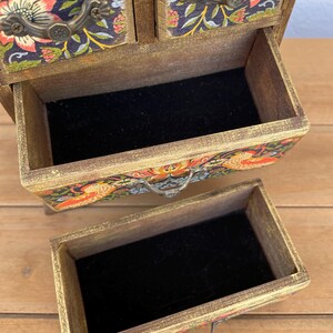 William Morris Strawberry Thief-unique Mini Drawer-hand Decorated ...