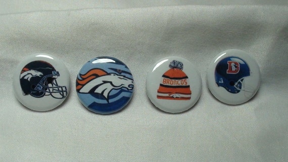 Denver Broncos Pin Back Buttons 4 1 Inch Pinback - Etsy