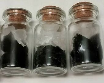 Crystals in jar | Etsy