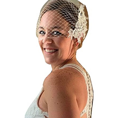 Wedding Fascinator Bridal Birdcage Veil Wedding Hair Comb - Etsy Australia
