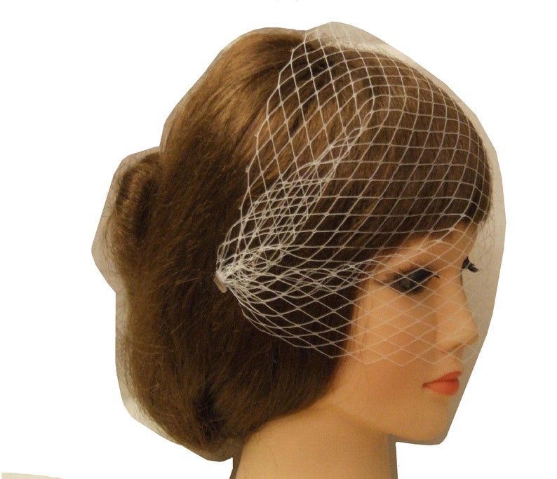 Birdcage Veil Bridal Fascinator Gatsby 1920s Wedding Hair Piece Bridal ...
