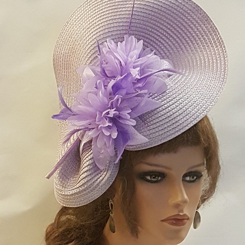 Lavender Fascinator - Etsy