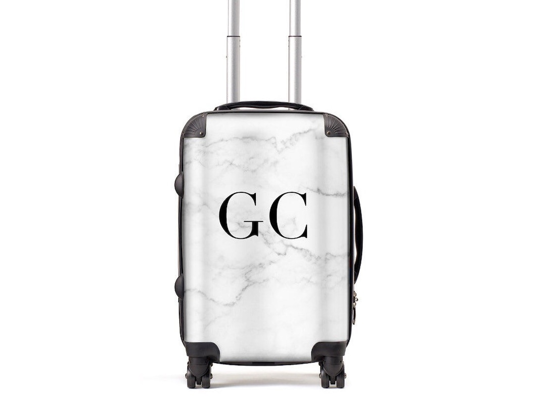 Marble Luggage Personalised Suitcase Custom Suitcase Marble Suitcase ...
