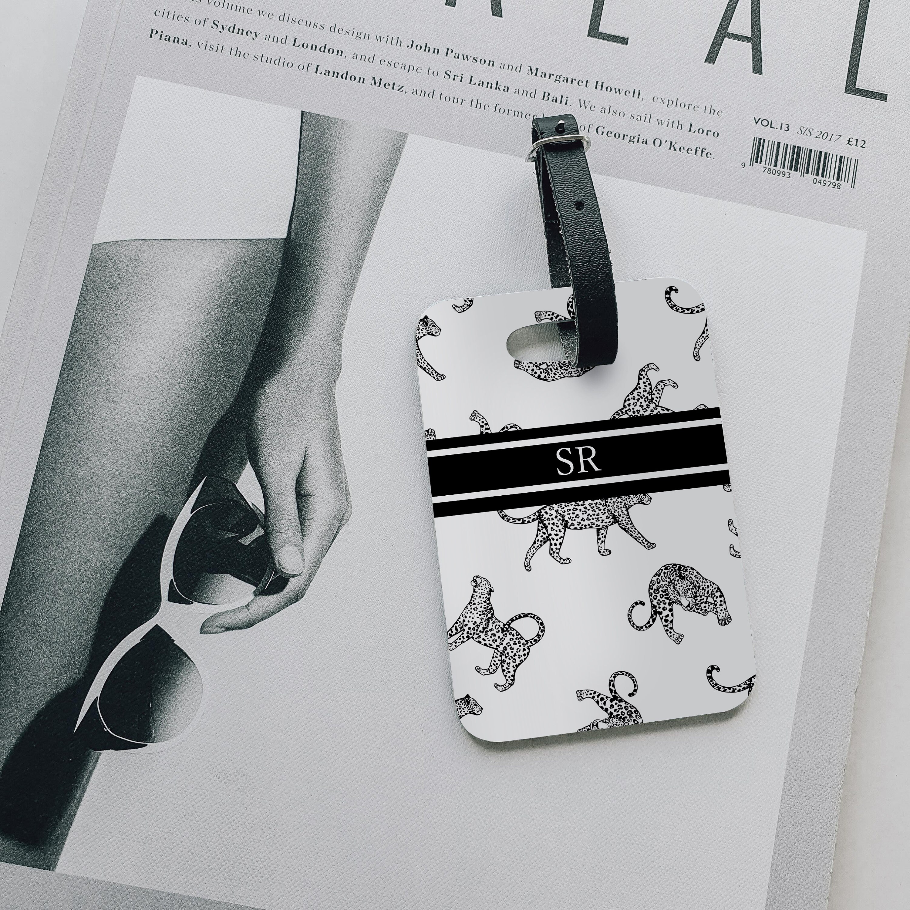 Printable Luggage Tags Black And White