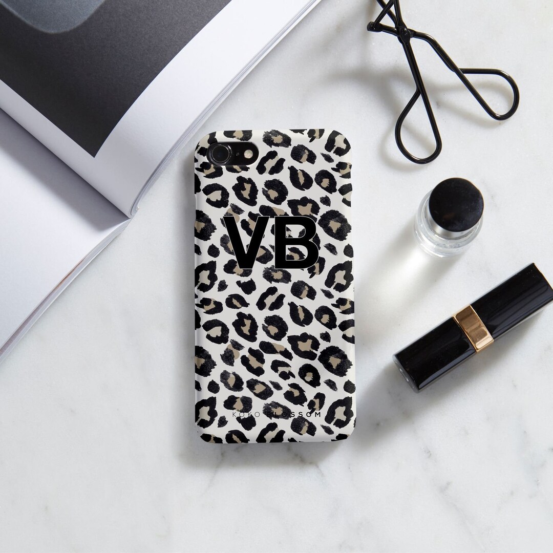 Personalised Leopard Print Phone Case - Etsy