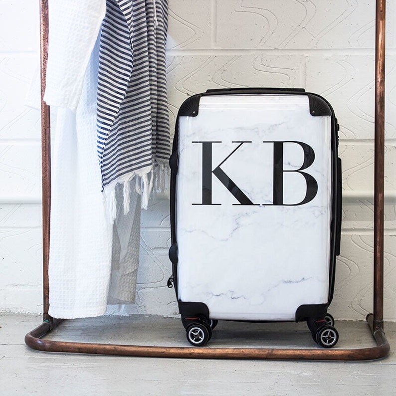 Marble Luggage | Personalised Suitcase | Custom Suitcase | Marble ...