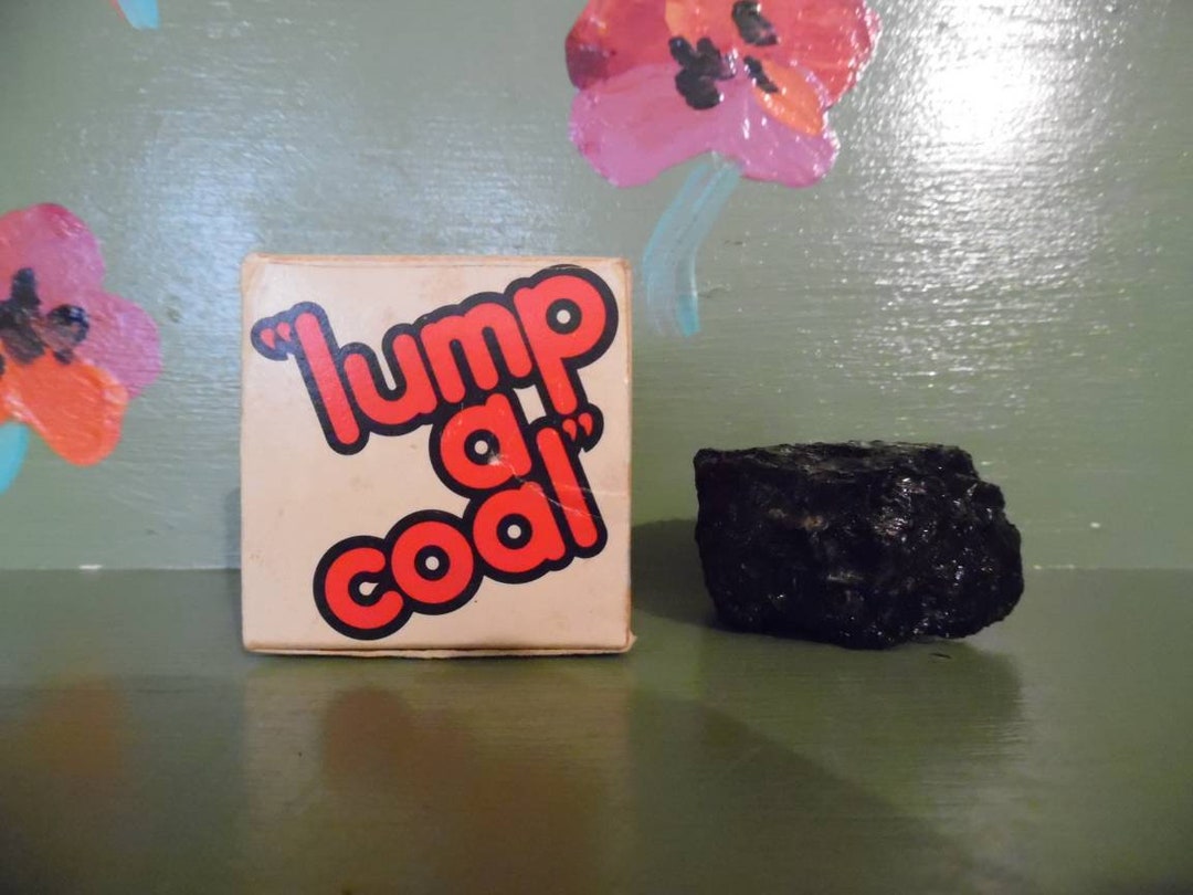 Humor Lump A Coal Gag Gift Joke Cartoon Novelty Christmas Mid - Etsy