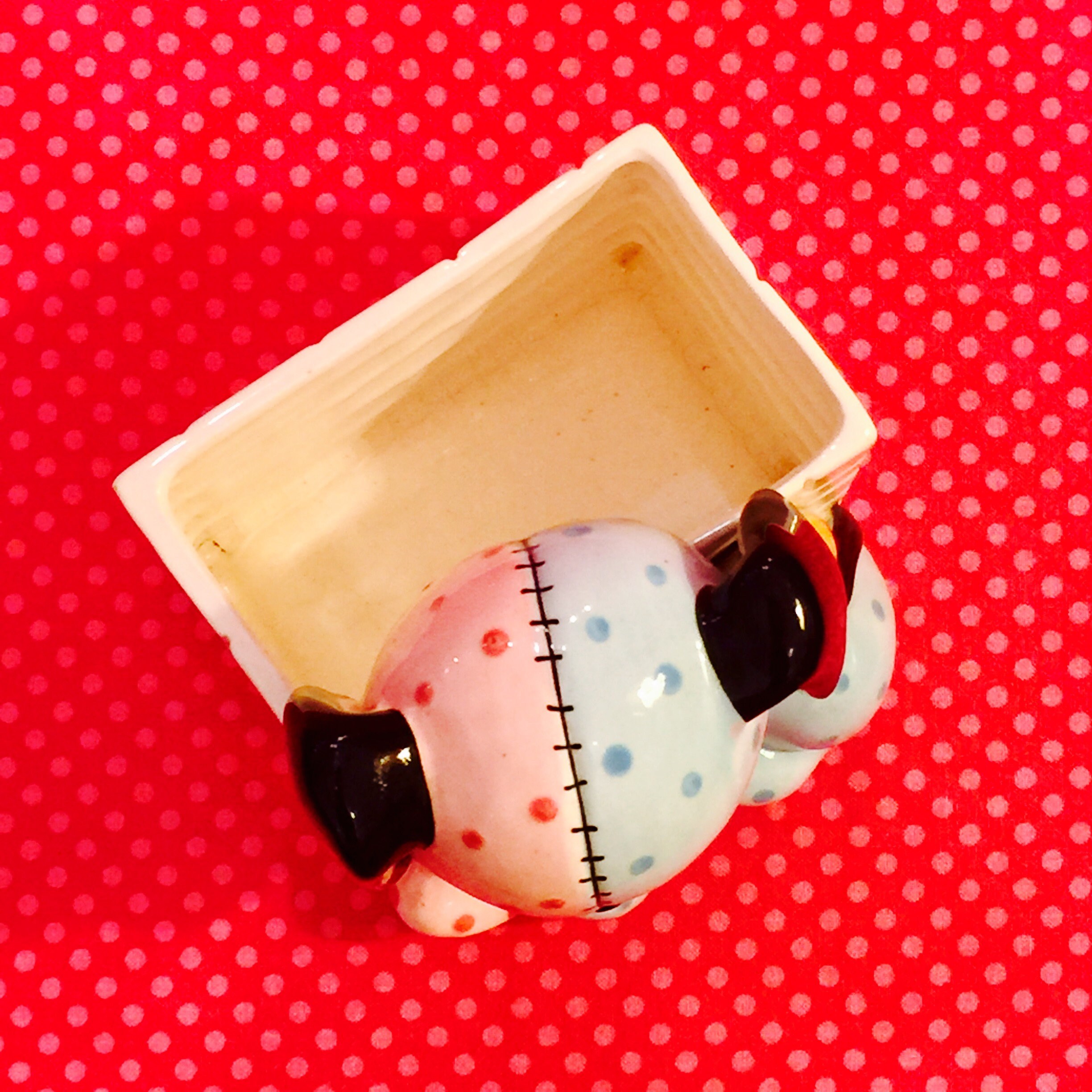 Napco Anthropomorphic Stuffed Animal Puppy Dog Planter Made in Japan ...
