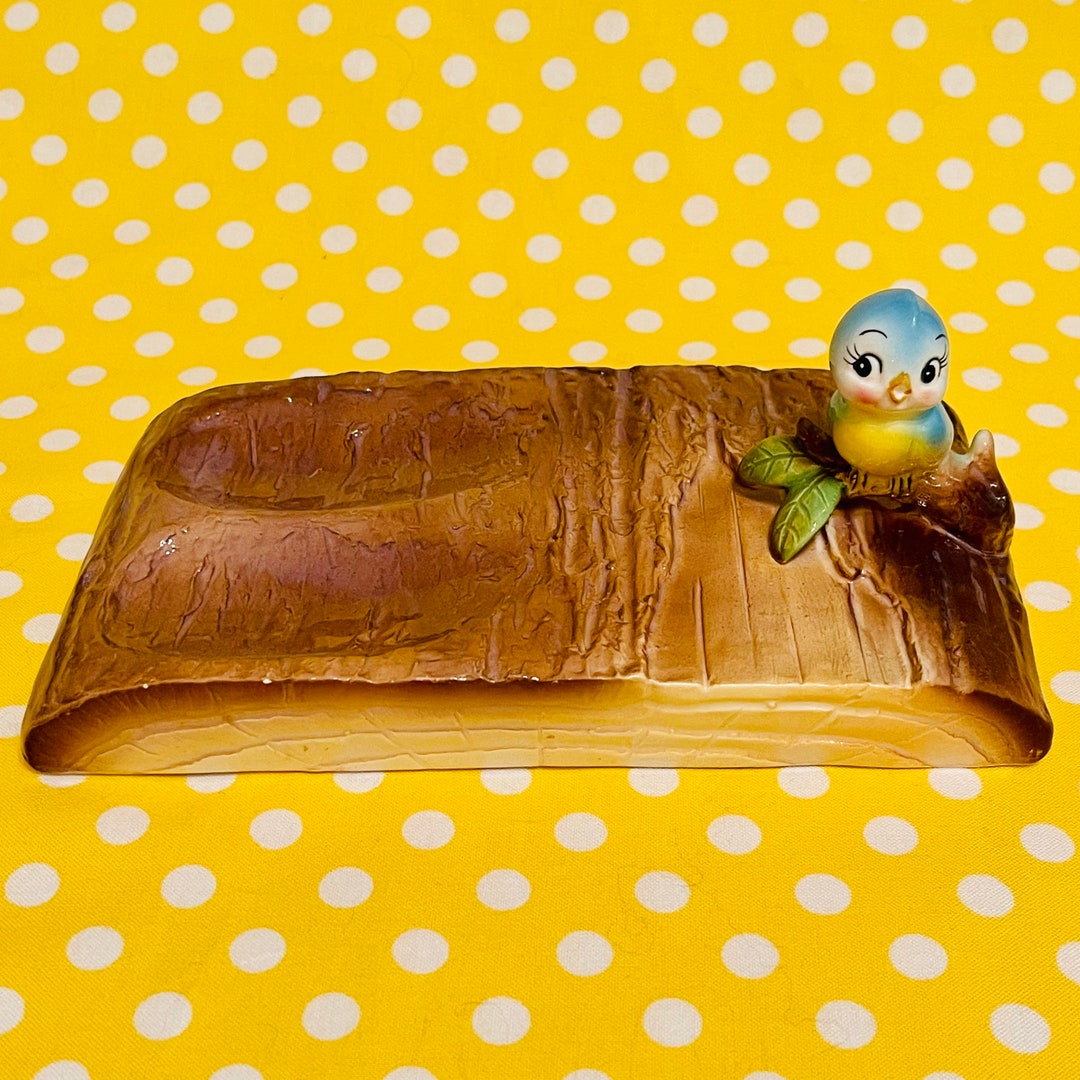 Lefton ESD Anthropomorphic Bluebird Spoon Holder Made in Japan Circa ...