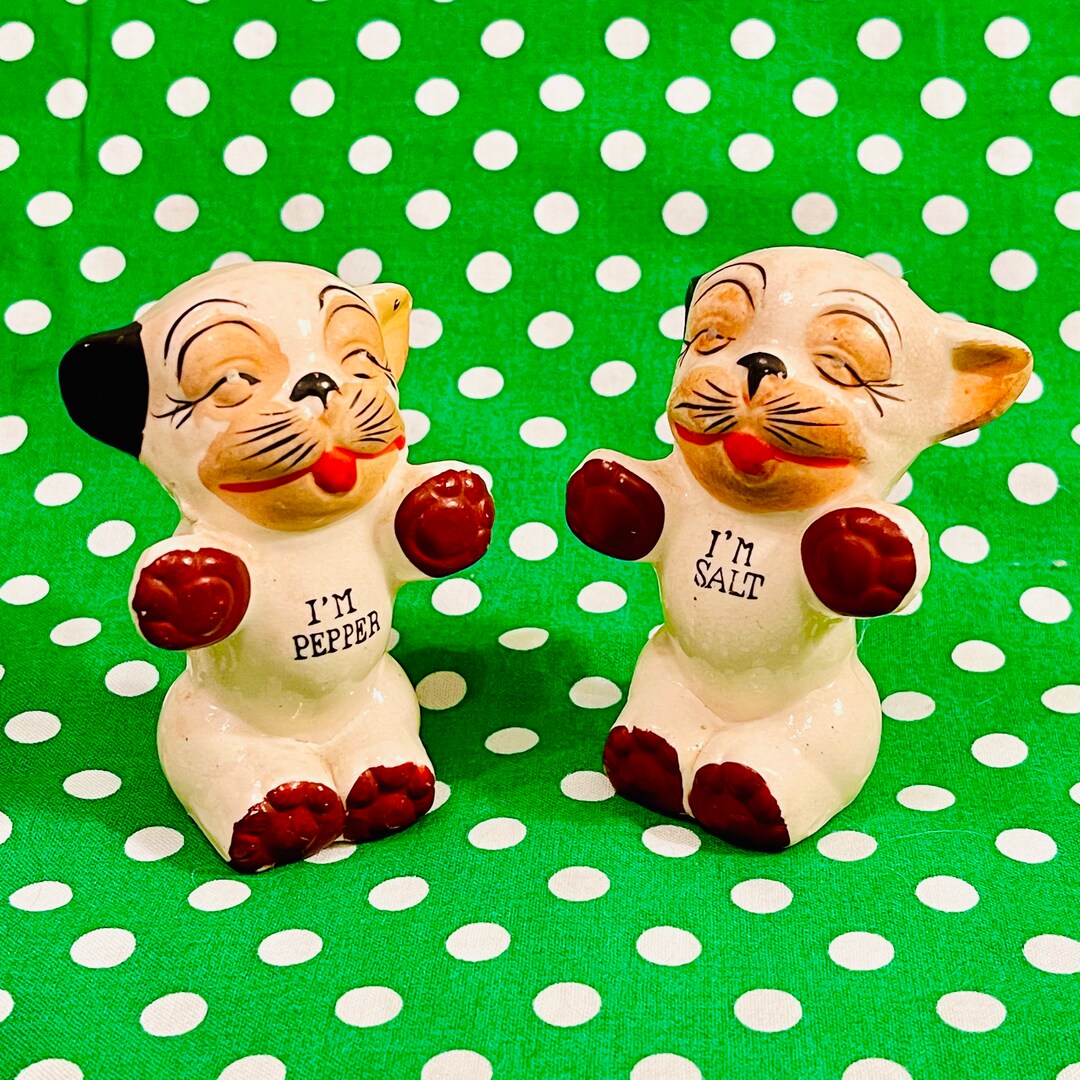 Anthropomorphic Bonzo Im Pepper and Im Salt Cats Salt and Pepper ...