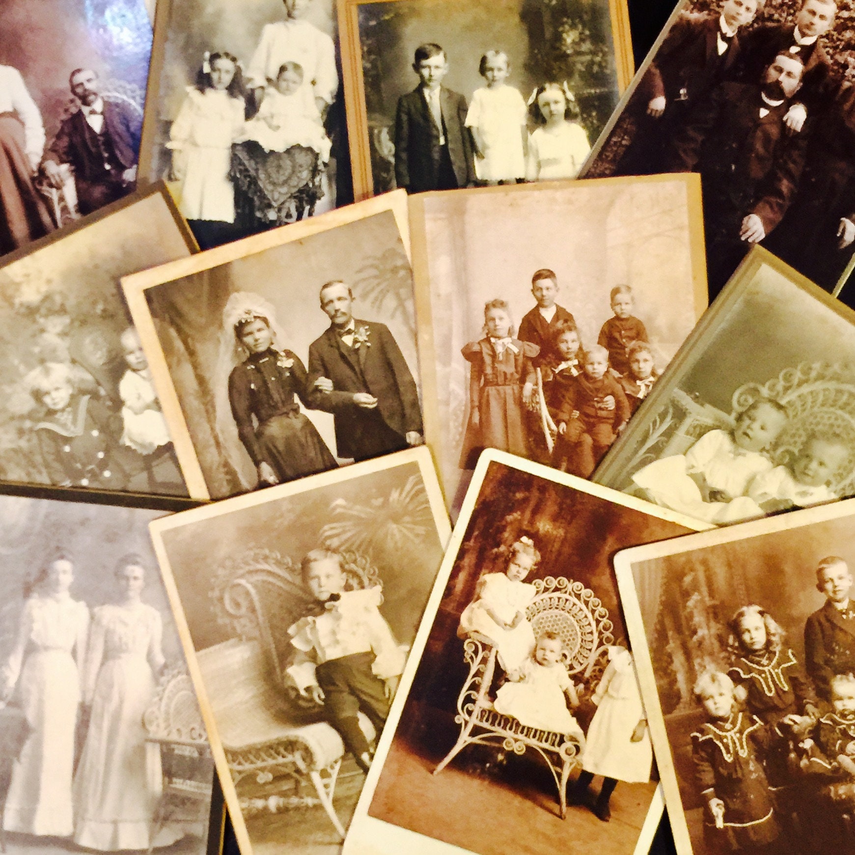Antique Cabinet Card Family Photograph Taken in Texas Circa 1880s - Etsy