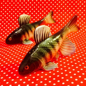 Fancy Trout Fish Salt and Pepper Shakers made in Japan circa | Etsy