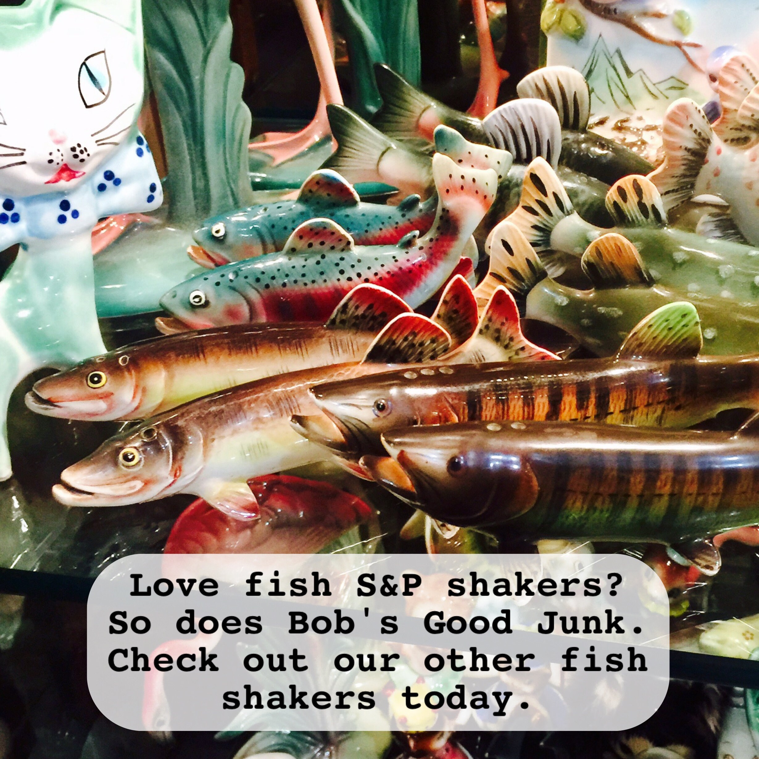 Fancy Trout Fish Salt and Pepper Shakers Made in Japan Circa | Etsy