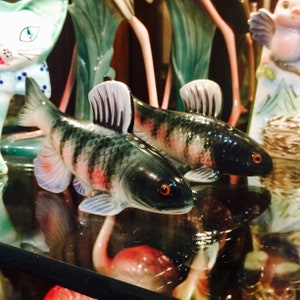 Fancy Trout Fish Salt and Pepper Shakers made in Japan circa | Etsy