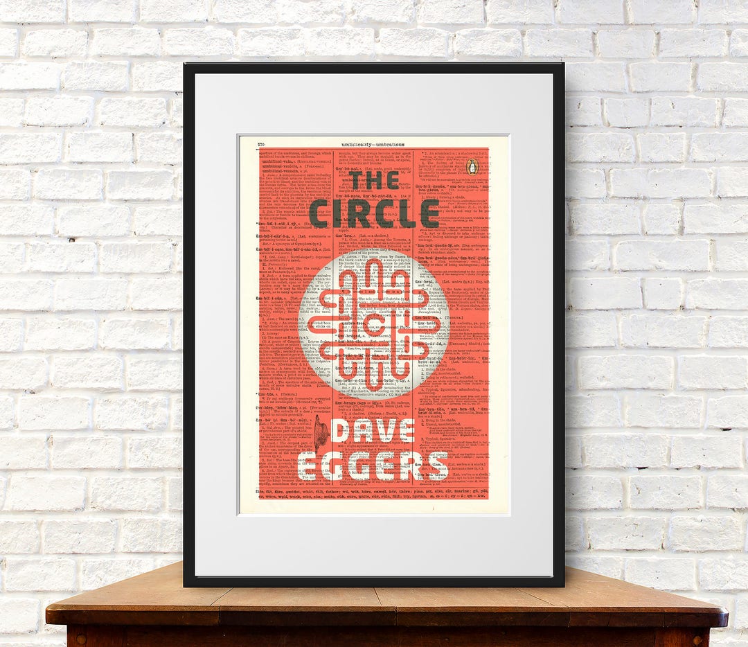 The Circle by Dave Eggers. Book Cover Art Print - Etsy