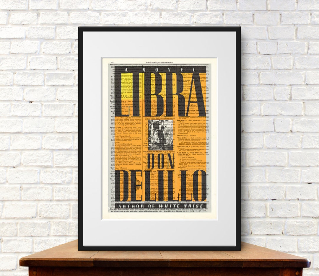 Libra by Don Delillo. Book Cover Art Print - Etsy