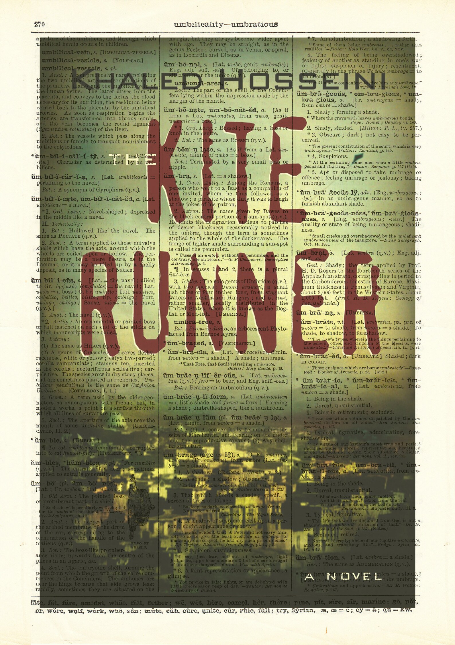 The Kite Runner by Khaled Hosseini. Book Cover Art Print - Etsy