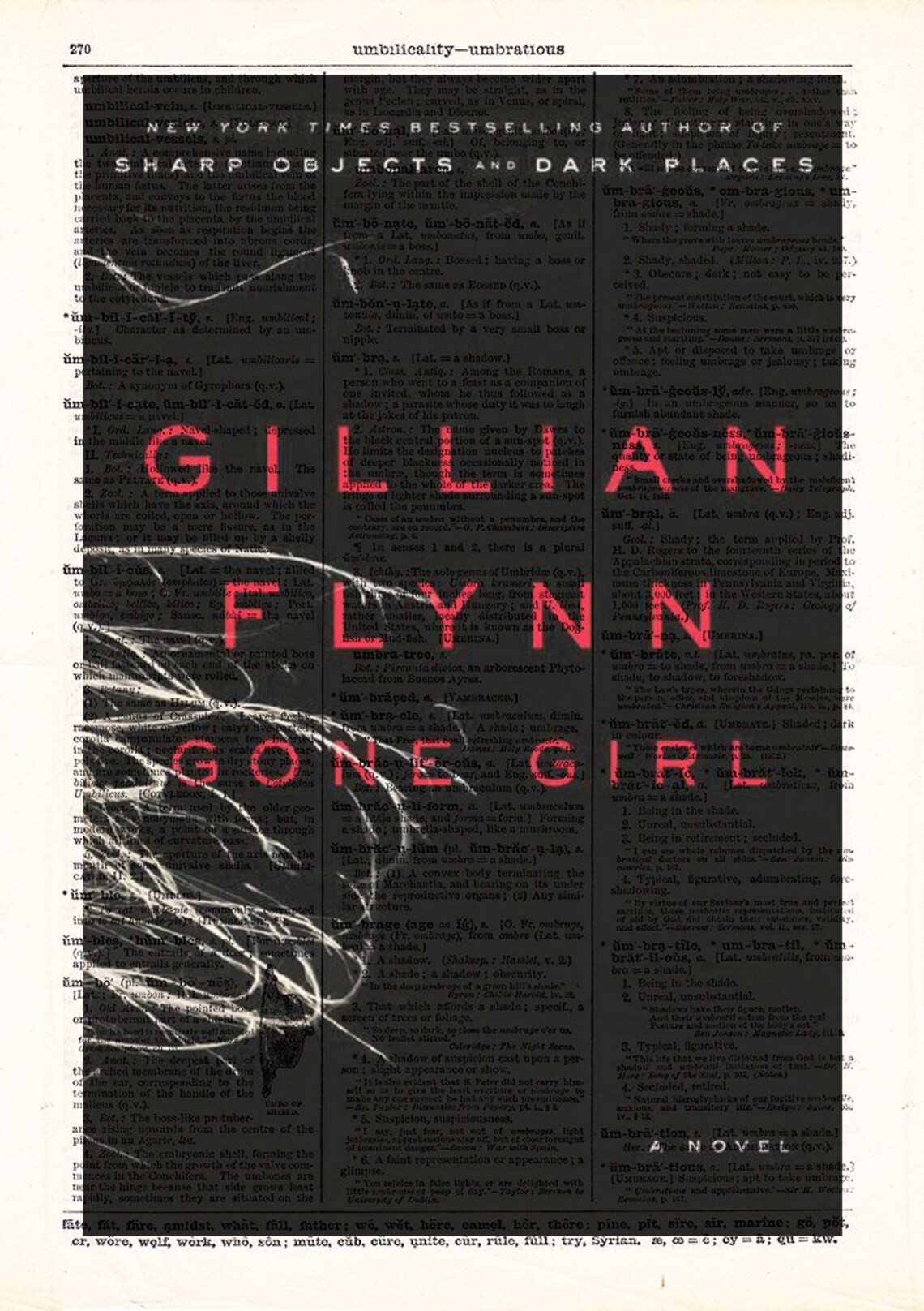 Gone Girl by Gillian Flynn. Book Cover Art Print | Etsy