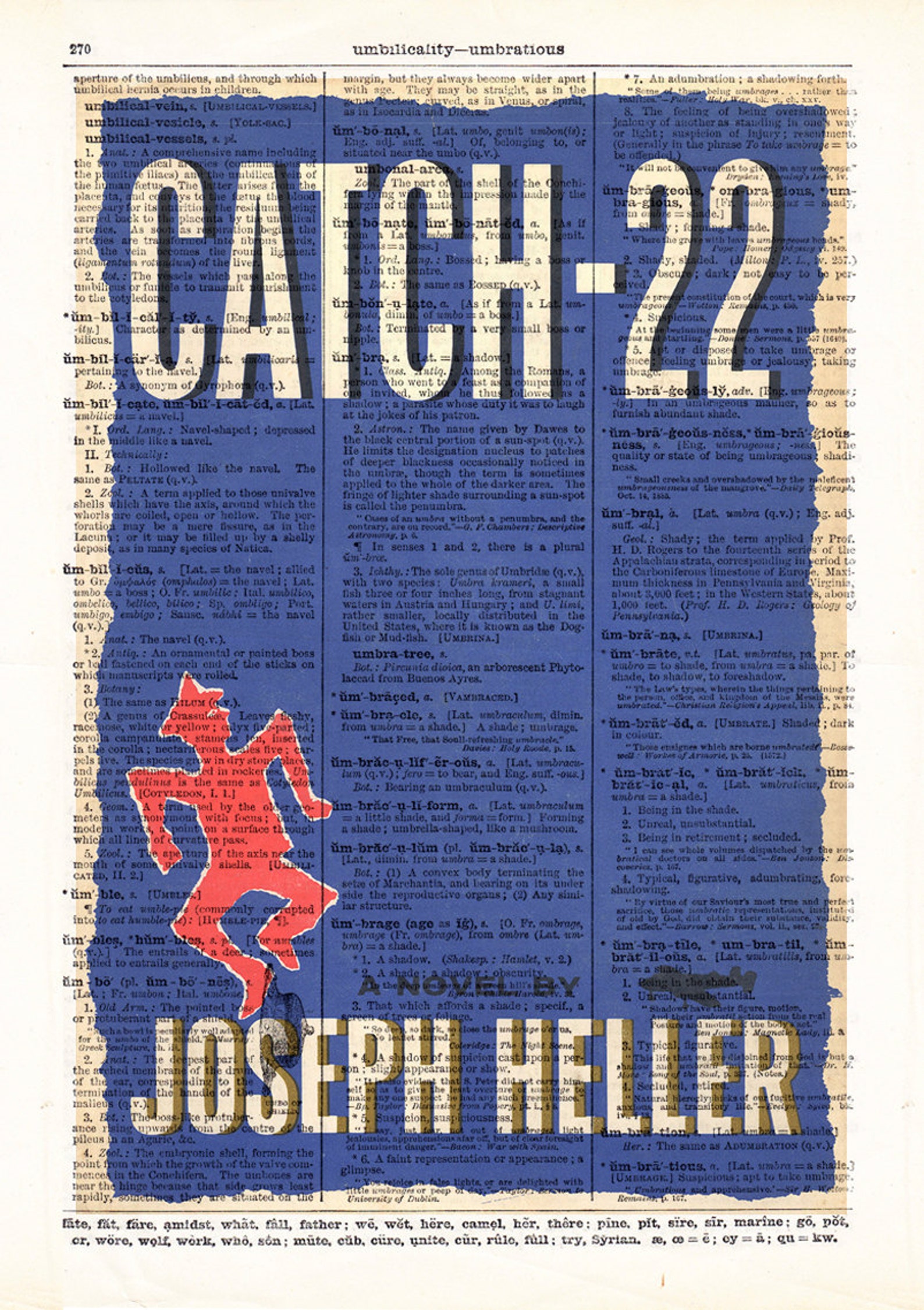 Catch 22 by Joseph Heller. Book Cover Art Print - Etsy