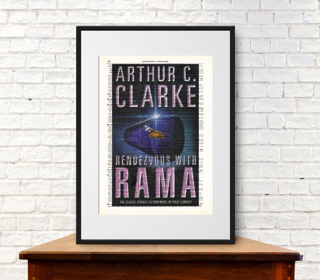 Rendezvous With Rama by Arthur C. Clarke. Book Cover Art Print - Etsy