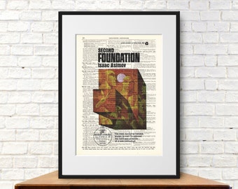 I Robot by Isaac Asimov. Book Cover Art Print | Etsy