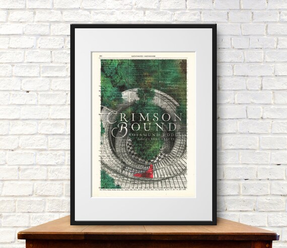 Crimson Bound by Rosamund Hodge. Book Cover Art Print | Etsy