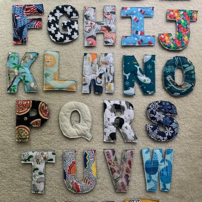 Fabric Alphabet - Etsy