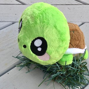 Box Turtle Plush Stuffed Animal, Plushie, Minky, Kawaii Style ...