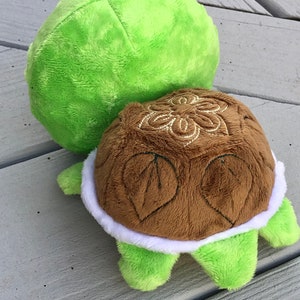 Box Turtle Plush Stuffed Animal, Plushie, Minky, Kawaii Style ...