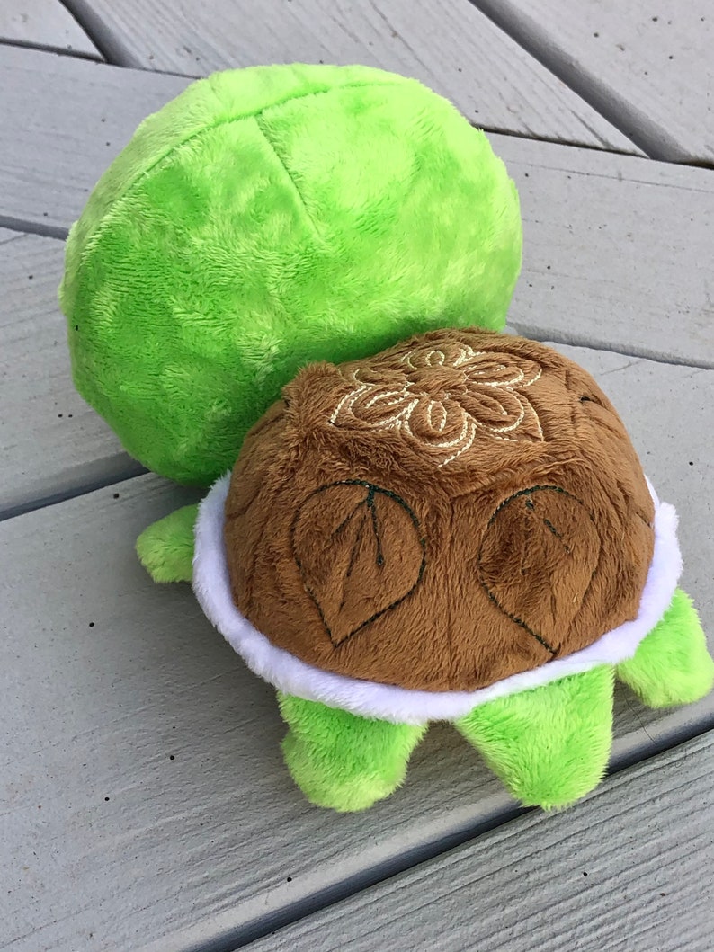 Box Turtle Plush Stuffed Animal Plushie Minky Kawaii Style | Etsy