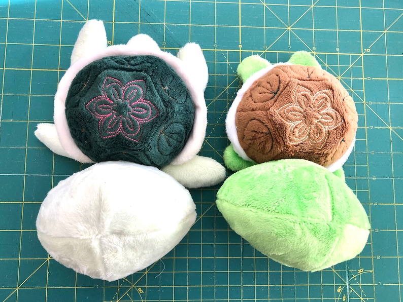 Box Turtle Plush Stuffed Animal Plushie Minky Kawaii Style | Etsy