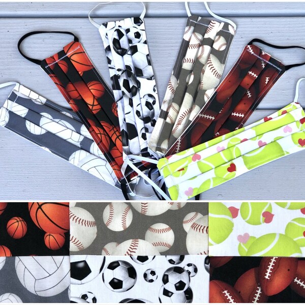 Tennis Face Mask - Etsy